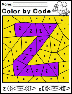 Letter Color by Codes - Alphabet Activities - Made By Teachers