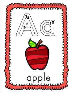 Letter Formation Anchor Charts - Alphabet Activities - A to Z (26 pages ...