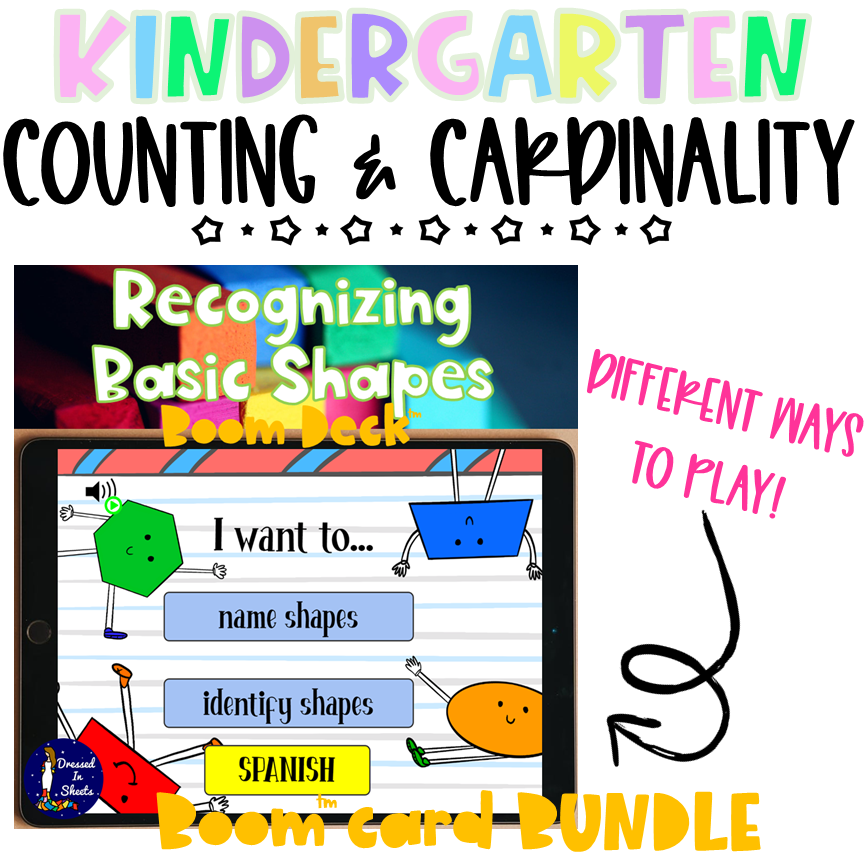 KINDERGARTEN Counting and Cardinality BUNDLE of BOOM Cards | Made By ...
