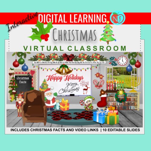 Bitmoji Classroom | Happy Holidays/Christmas | 10 Slides | Interactive ...