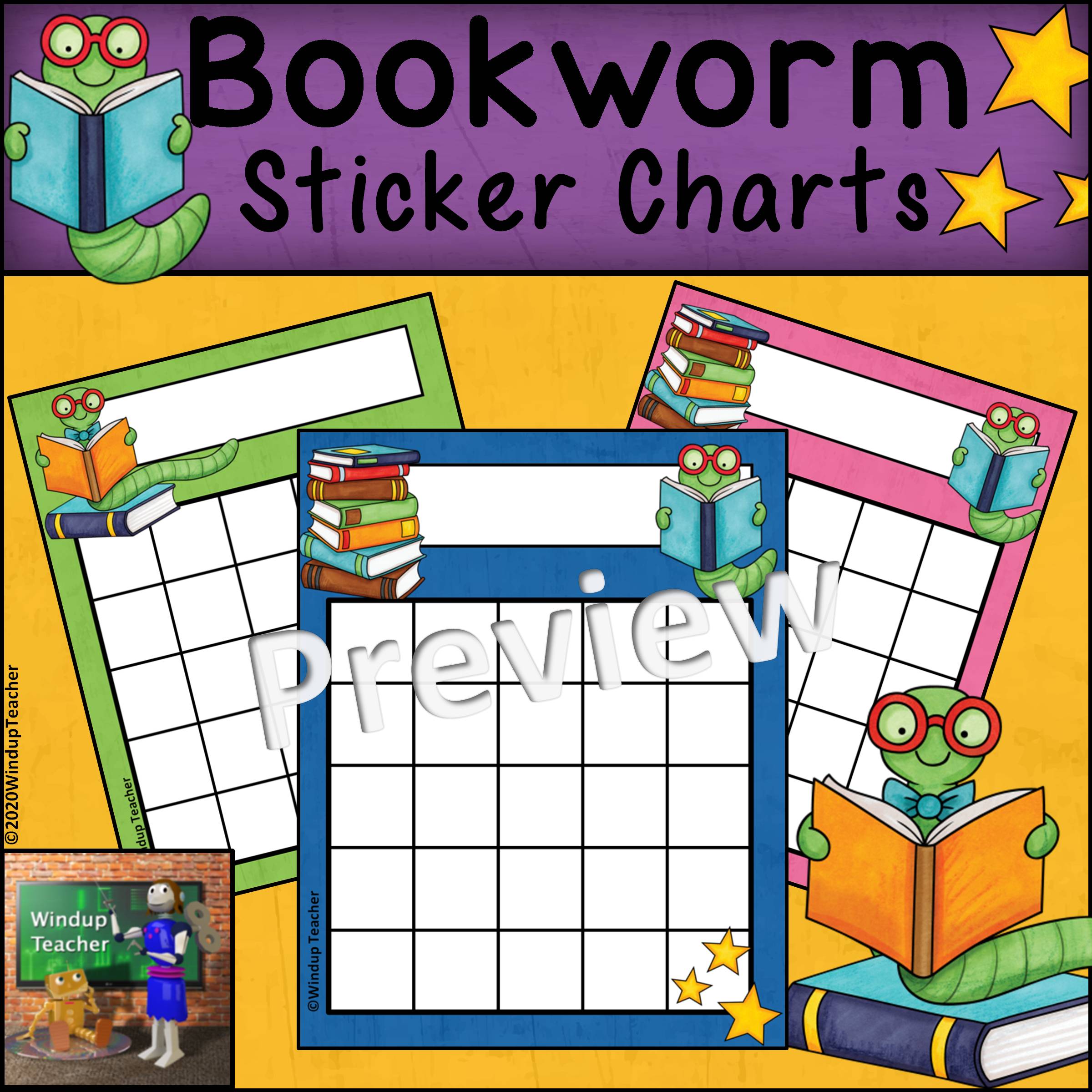 Reading Sticker Charts | BUNDLE - Made By Teachers