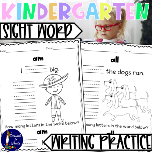 Kindergarten Sight Word Writing Practice - Made By Teachers