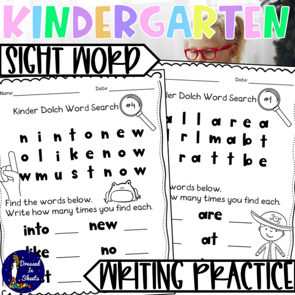 Kindergarten Sight Word Writing Practice - Made By Teachers