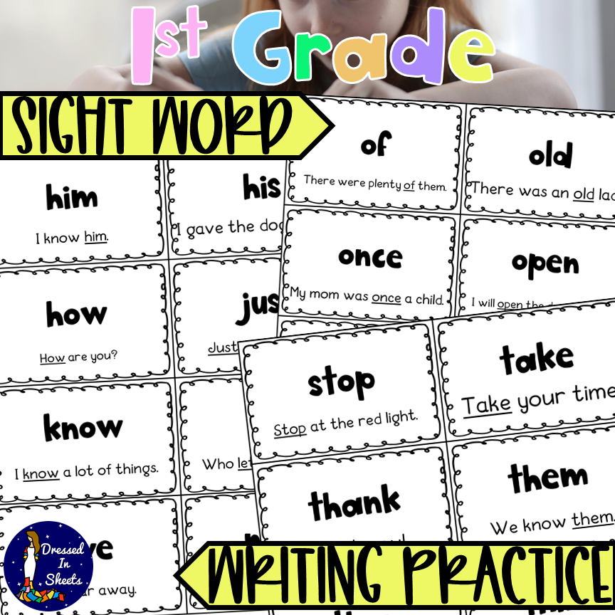 First Grade Sight Word Writing Practice | Made By Teachers