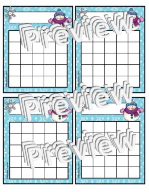 Snowman Sticker Charts | Made By Teachers