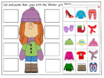 Winter Fun Cut and Paste Activity Worksheets - Made By Teachers