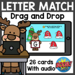 Letter Match Boom Cards with Audio | Christmas Boom Cards - Made By ...