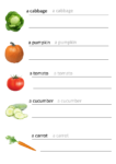 Worksheet Vegetables - Made By Teachers