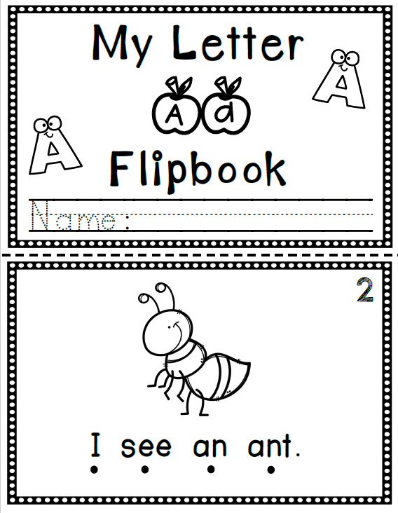 My Letter A Flip Book (FlipBook) - Alphabet Activities - Made By Teachers