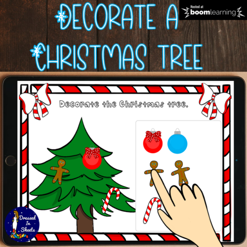 Decorate a Christmas Tree BOOM Cards | Distance Learning | Made By Teachers