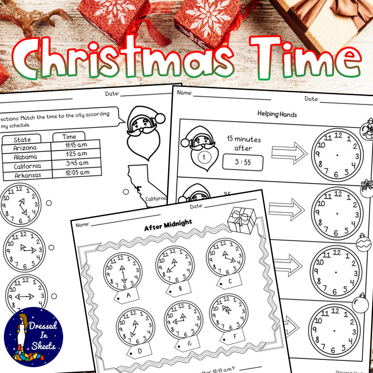 Christmas Time Worksheets & BOOM Cards | Made By Teachers