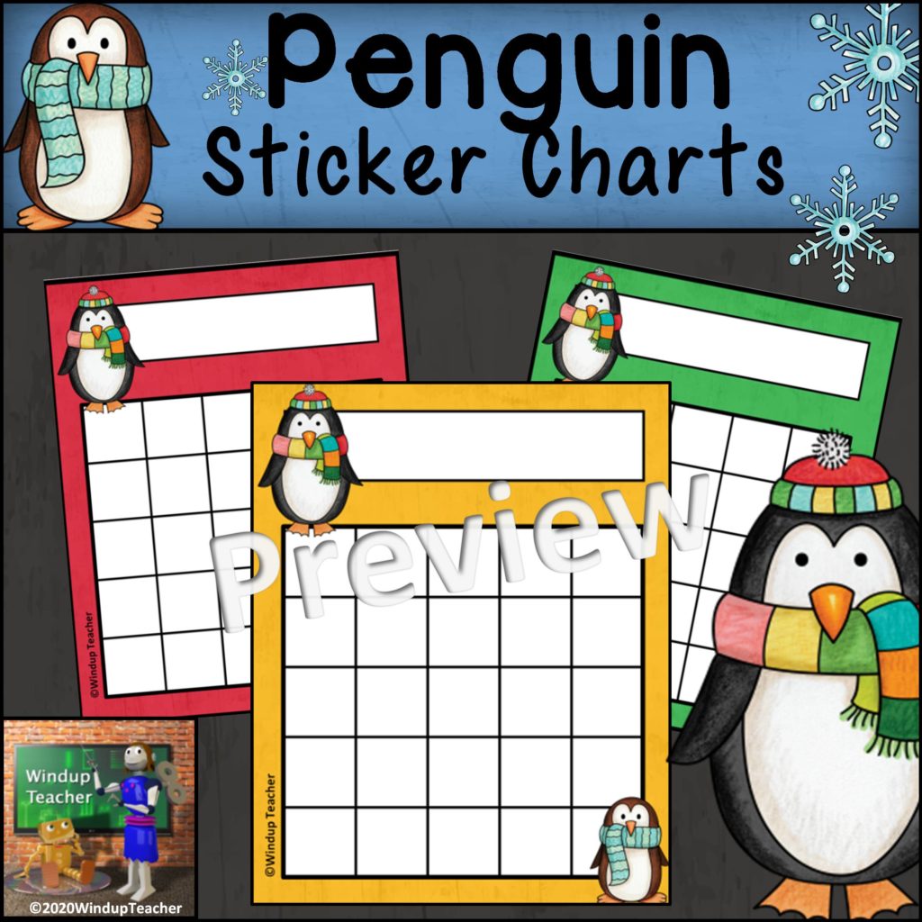 Penguin Sticker Charts - Made By Teachers