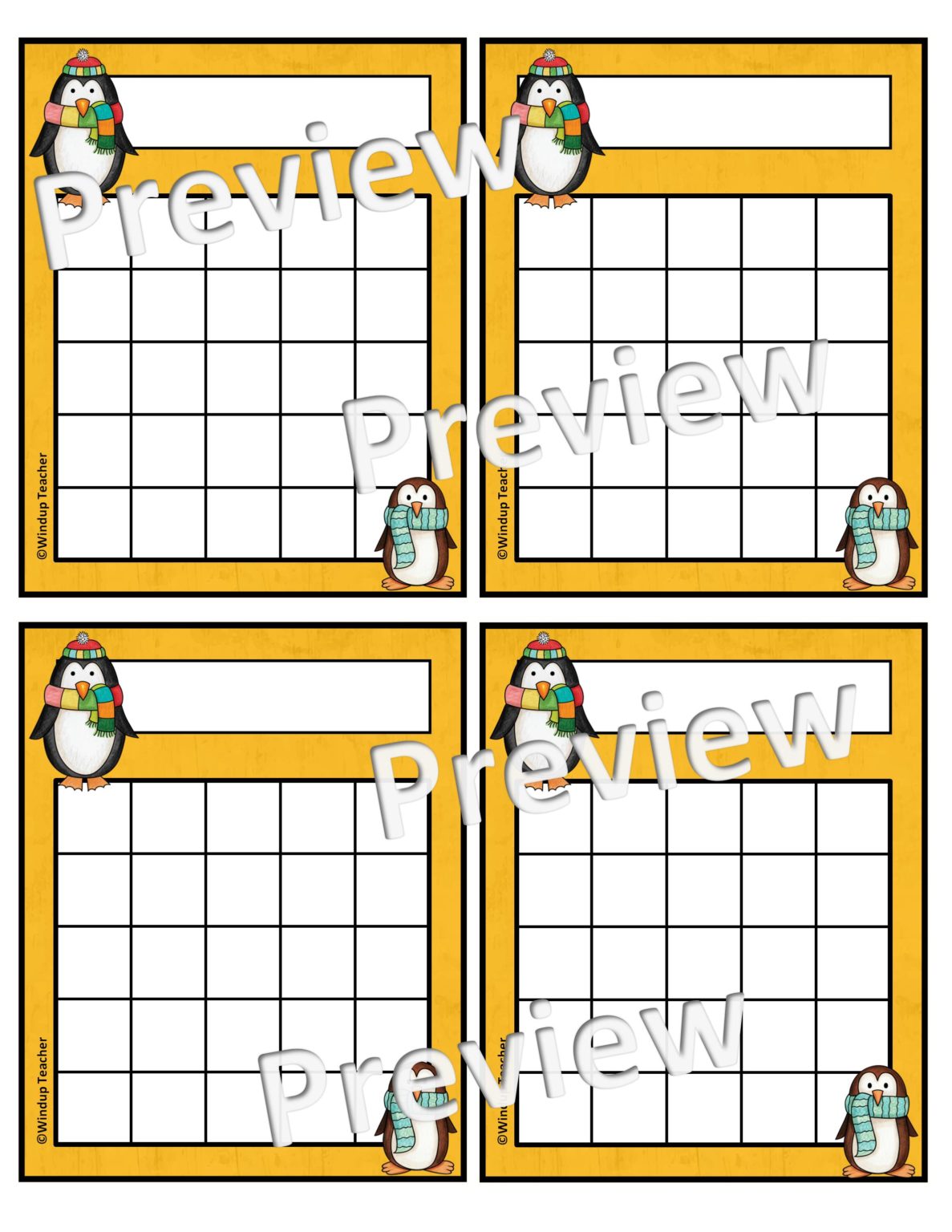 Penguin Sticker Charts - Made By Teachers