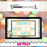 Missing Numbers Within 100 Christmas Math Boom Cards Distance Learning ...