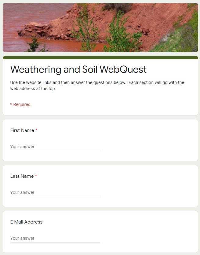Weathering and Soil Webquest (Great sub plans!) | Made By Teachers