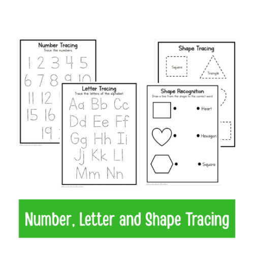 Kindergarten-Grade One Worksheet Learning Bundle ONE | Made By Teachers