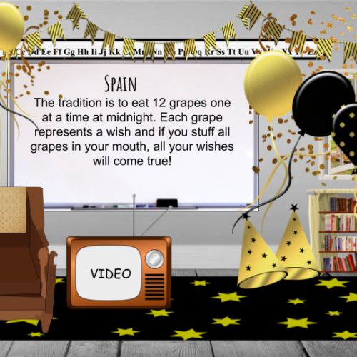Bitmoji Classroom | Happy New Year Around the WORLD | 10 Slides | Made ...