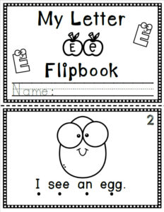 My Letter E Flip Book (Flipbook) - Alphabet Activities | Made By Teachers