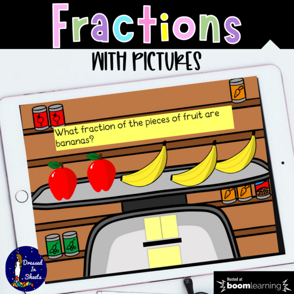 Fractions with Pictures BOOM cards | Made By Teachers