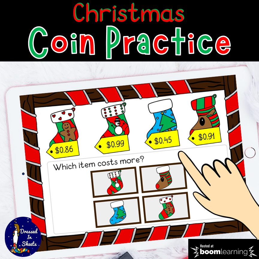 Christmas Coins Money Practice | Made By Teachers