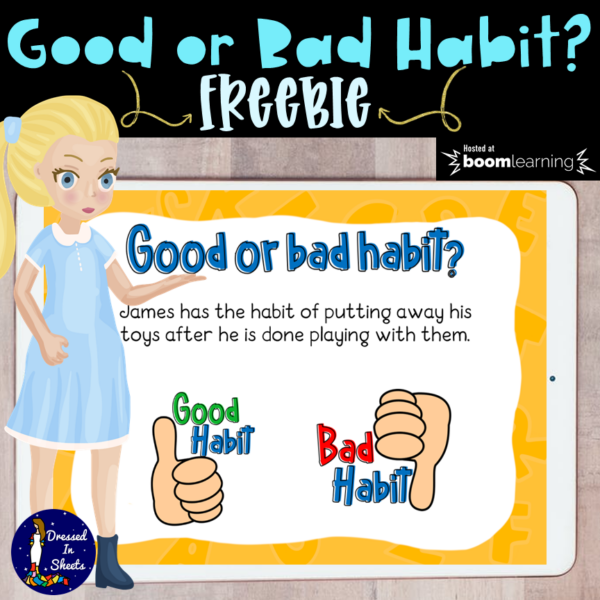FREEBIE - Good or Bad Habit? BOOM cards | Made By Teachers