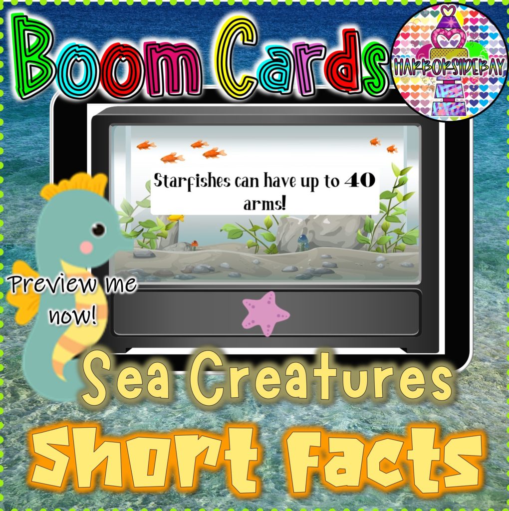 Sea Creature Facts | BOOM Deck | Made By Teachers