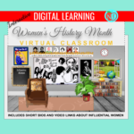 Bitmoji Classroom | Women's History Month - Made By Teachers