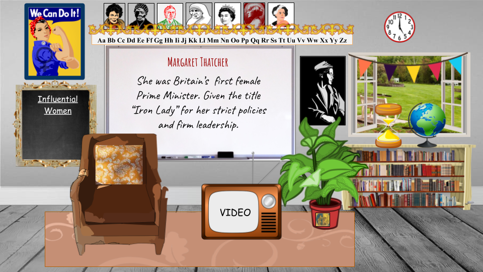 Bitmoji Classroom | Women's History Month - Made By Teachers