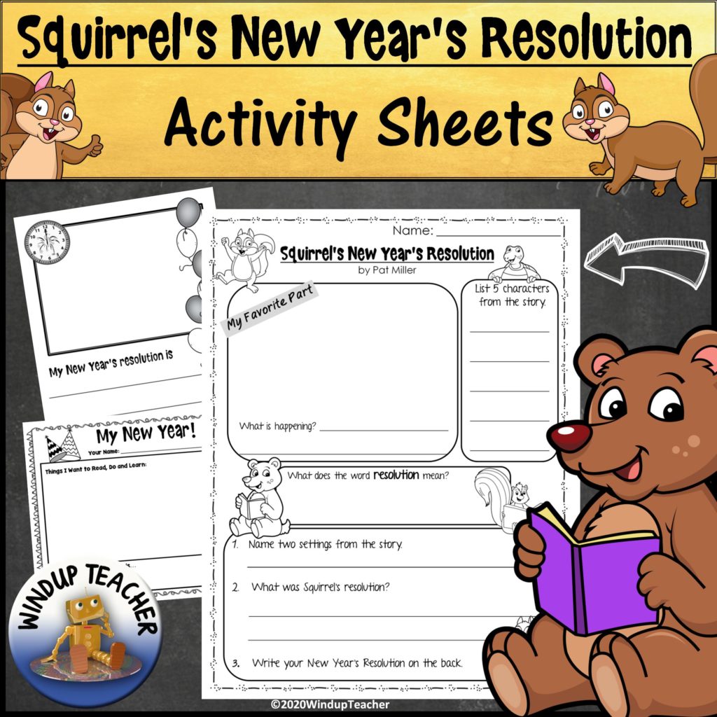 New Year's Picture Book Activities BUNDLE - Made By Teachers