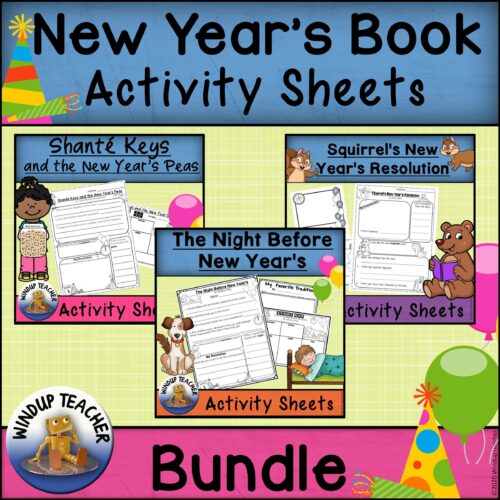 New Year's Picture Book Activities BUNDLE | Made By Teachers