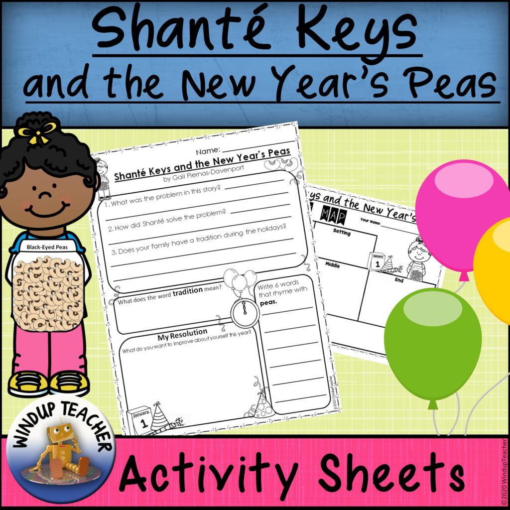 New Year's Picture Book Activities BUNDLE | Made By Teachers