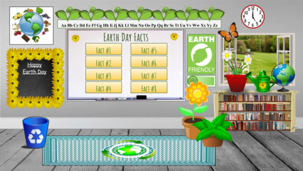Bitmoji Classroom | Earth Day Theme | 10 Slides - Made By Teachers