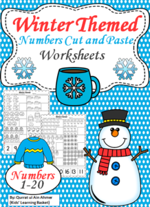 Winter Themed Writing and Tracing Numbers 1-50 - Made By Teachers