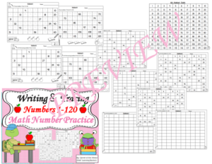 Writing and Tracing Numbers 1-120 | Made By Teachers