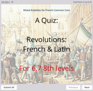 Revolutions : French and Latin | Made By Teachers