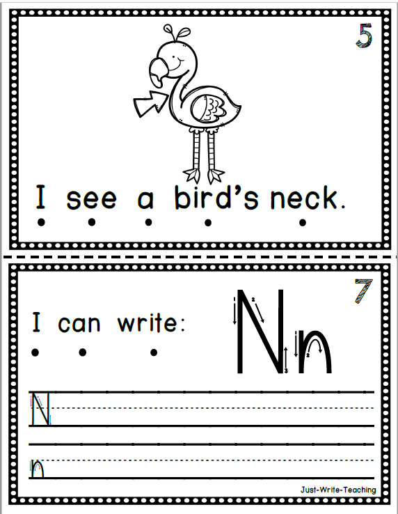 My Letter N Flip Book (Flipbook) - Alphabet Activities | Made By Teachers