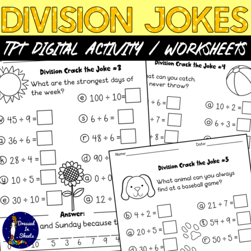 Division Jokes Worksheets - Made By Teachers