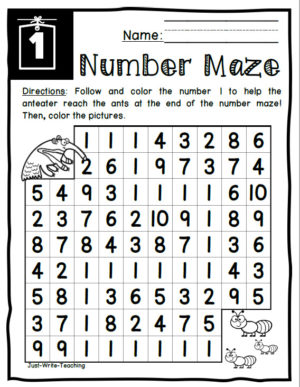 Number Maze FREEBIE | Made By Teachers