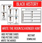 Black History Month Activities | Black History Worksheets | Write the ...