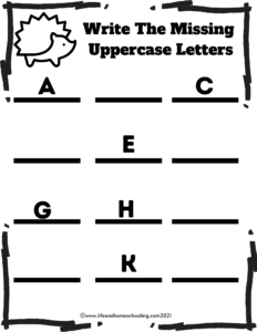 Write the missing letters - Made By Teachers