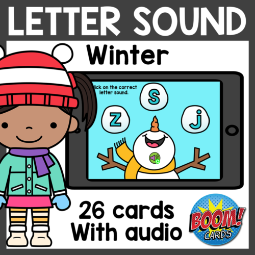 Alphabet Boom Cards Bundle | Winter Boom Cards Distance Learning | Made ...