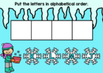 Winter Letter Order Google Slides for Google Classroom Distance ...