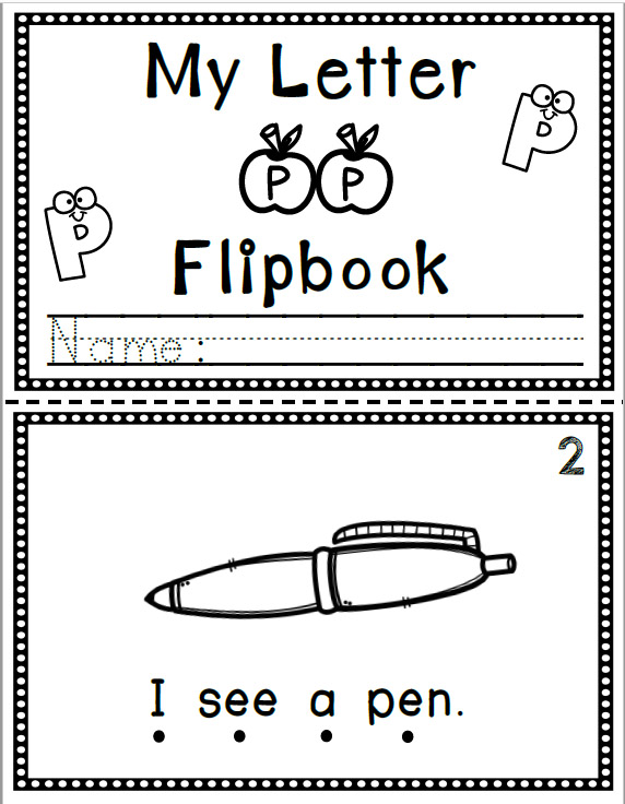 My Letter P Flip Book (Flipbook) - Alphabet Activities | Made By Teachers