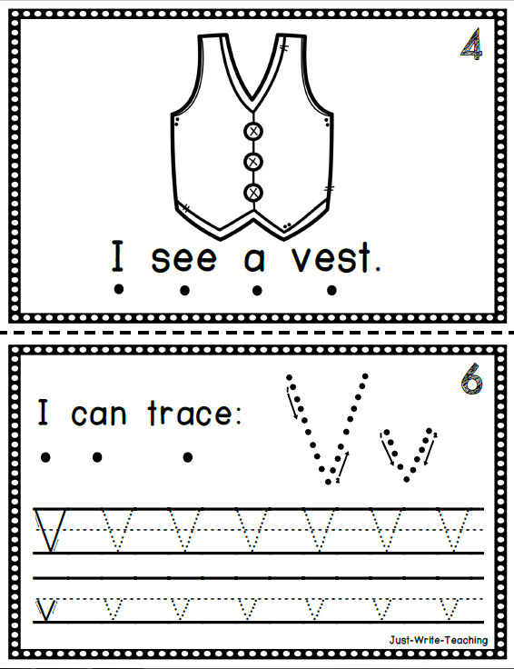 My Letter V Flip Book (Flipbook) - Alphabet Activities | Made By Teachers