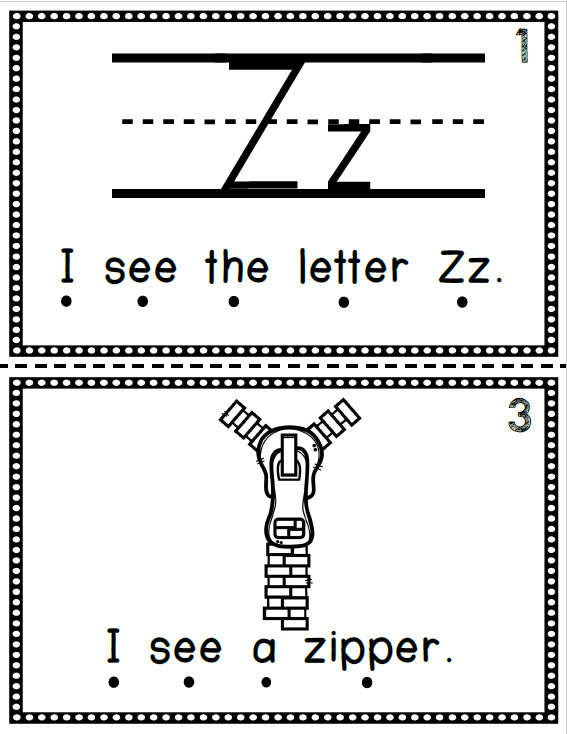 My Letter Z Flip Book (Flipbook) - Alphabet Activities | Made By Teachers