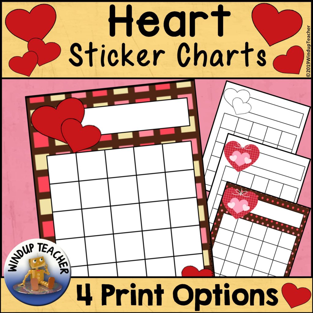 Heart Incentive Reward Charts | Made By Teachers