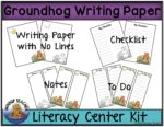 Groundhog Day Writing Paper | Color & B&W Activity Sheets | FREEBIE ...