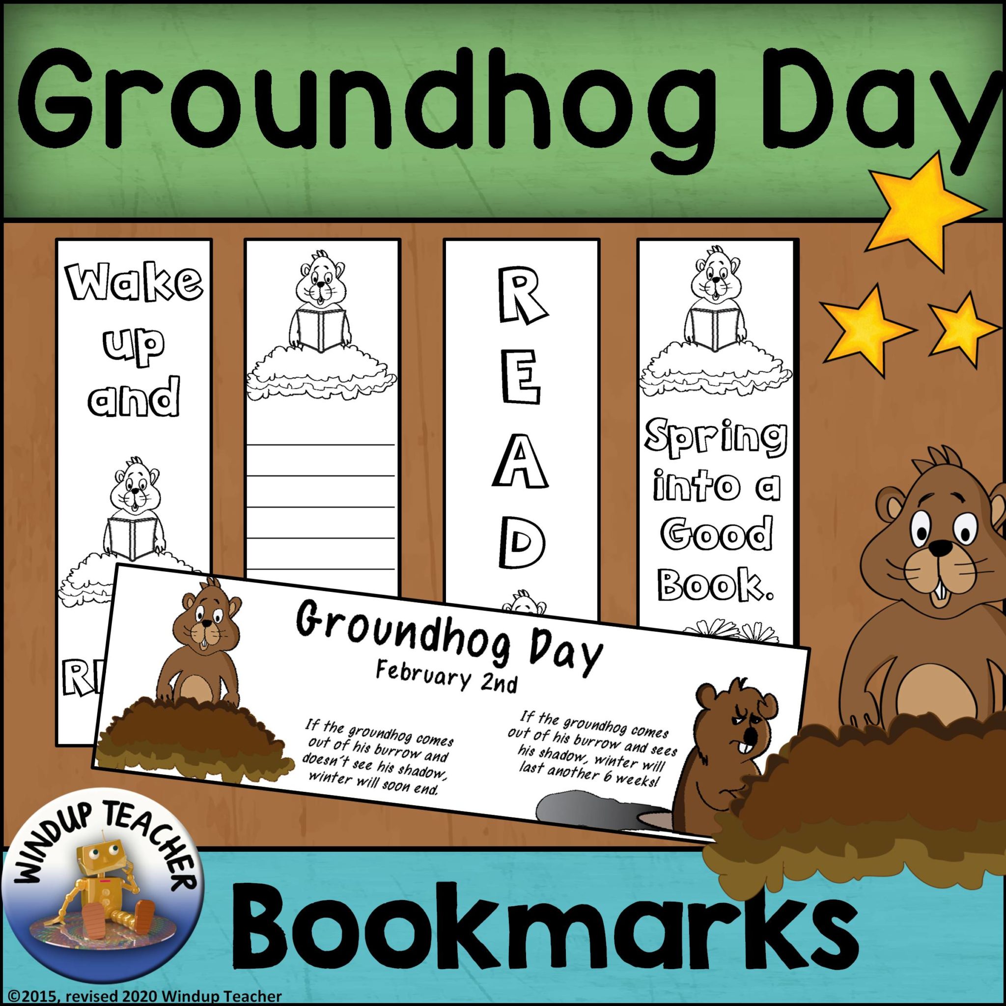 Groundhog Day Bookmarks | Made By Teachers