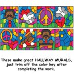 Martin Luther King Jr Addition and Subtraction Color by Number Bundle ...