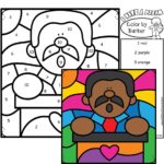 Martin Luther King Jr Addition Color by Number Bundle | Made By Teachers